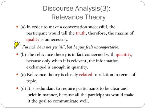 PPT Chapter Pragmatics And Discourse Analysis PowerPoint Presentation ID