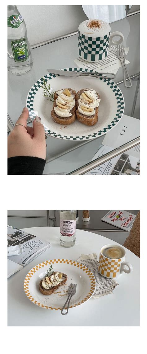 브런치 레터링 접시 플레이팅 그릇 파스타 감도 깊은 취향 셀렉트샵 29cm