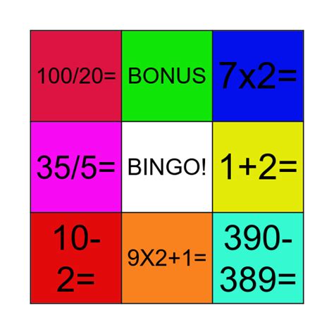 Bingo Code Bingo Card