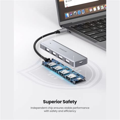 Hub USB C Para Portas USB A E Porta Micro USB Grupo Discabos