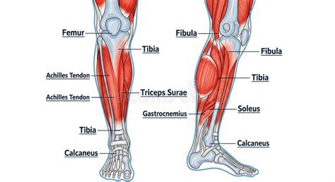 Leg Tendon And Muscle Anatomy