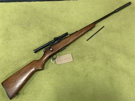 Preloved Savage 340c 22 Hornet Bolt Action Rifle With Scope And Moderator Used Glasgow