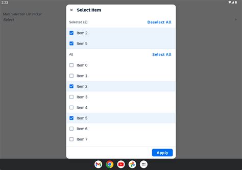 List Picker Sap Mobile Services Documentation