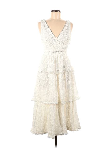 Lulus Ivory Cocktail Dress Size M 60 Off Thredup