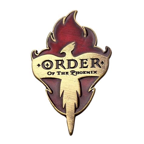 Harry Potter Order Of Pheonix Metal Enamel Logo Pin