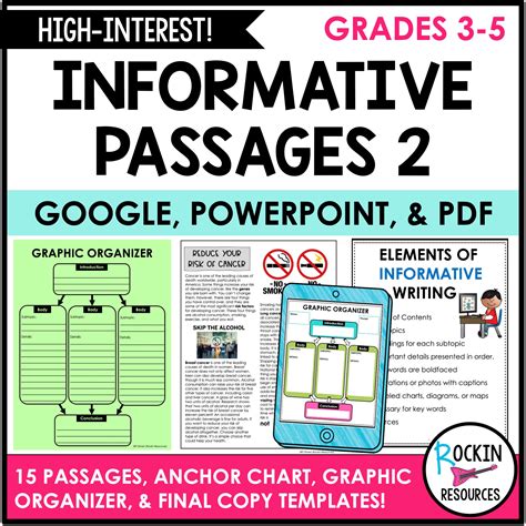 Informative Writing Prompt Passages Set 2 Rockin Resources