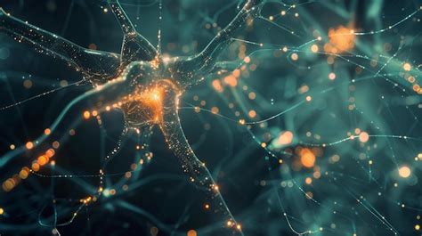 Premium Photo | Network of neurons with glowing connections conceptual image for brain activity ...