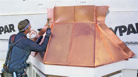 Scalloped Copper Roof Panels Copper Panel Roofing Landmark Roofing