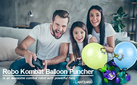 Amazon.com: Robo Kombat Balloon Puncher, Balloon Pop Robots - Keep ...