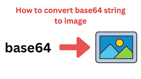 How To Convert Base String To Image YouTube