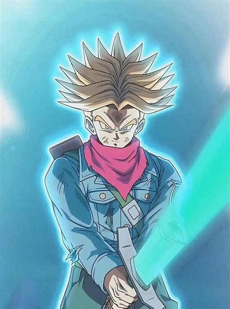 Ss Trunks With His Ki Sword By Johnny120588 On Deviantart
