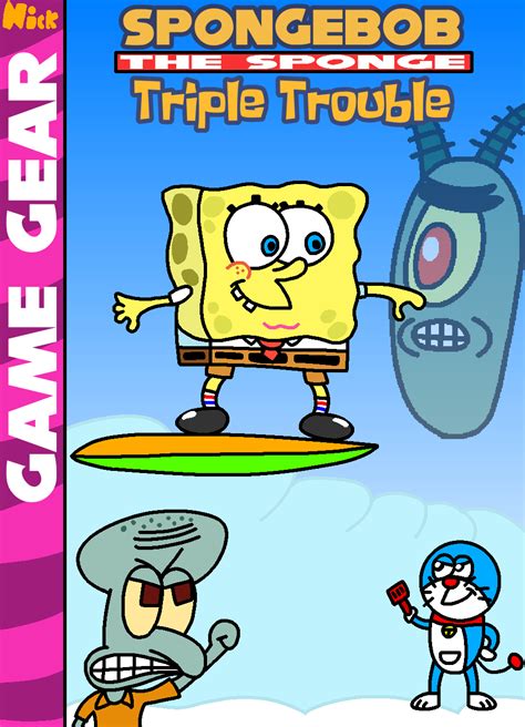 Spongebob The Sponge Triple Trouble By Jimmysonic On Deviantart