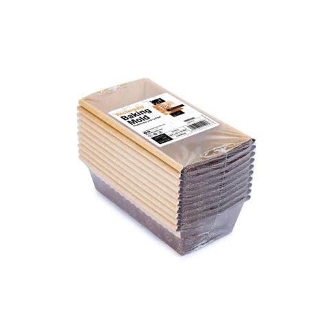 Buy Fun® Festive Rectangular Baking Mold 200x65x50mm Pack Of 10 Online