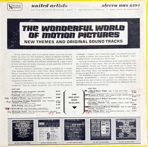 Buy Various The Wonderful World Of Motion Pictures New Themes