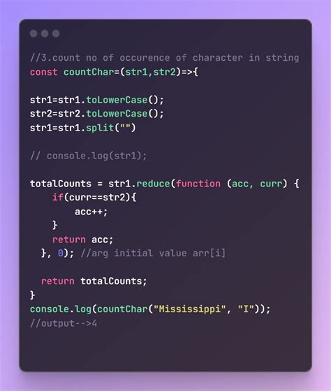Day 3 Of 100daysofjschallenge Counting Characters In String Vishal Jadhav Posted On The