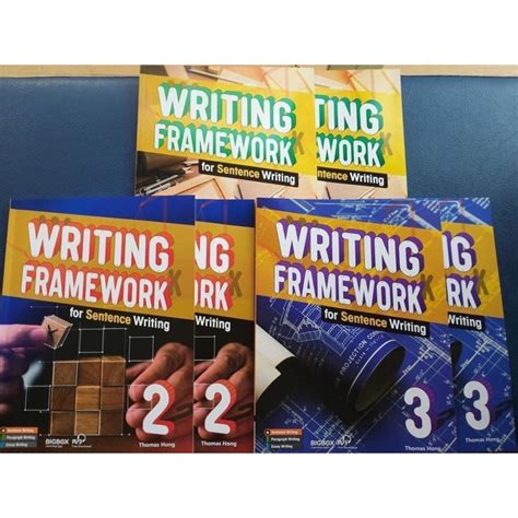 Writing Framework Sentence หนังสือของแท้ มีแอพให้เล่น มีเฉลยให้ Shopee Thailand