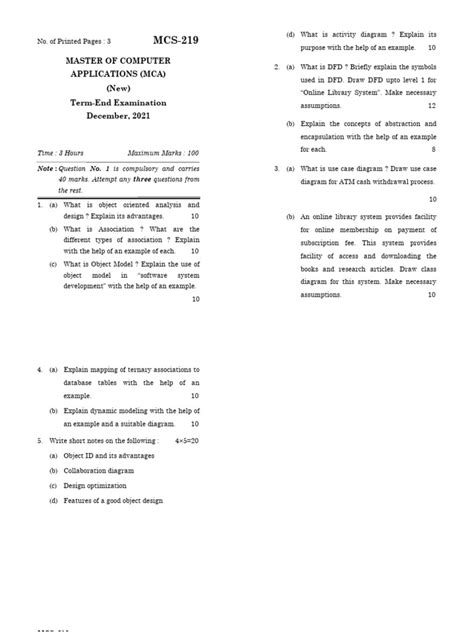 Mcs 219 Pdf Object Computer Science Computer Programming
