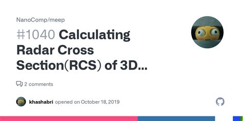 Calculating Radar Cross Section RCS Of D Shapes Using MEEP Issue