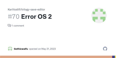 Error Os 2 · Issue 70 · Karlitosviitrilogy Save Editor · Github
