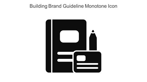 Building Brand Guideline Monotone Icon In Powerpoint Pptx Png And Editable Eps Format Ppt Template
