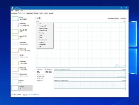 Windowsのタスクマネージャーでgpuパフォーマンスのトラッキングが可能に ソフトアンテナ
