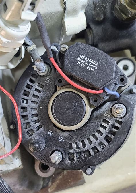 What Is This 4th Wire On Alternator Technical Discussion Yachtforums We Know Big Boats