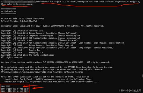 使用 docker nvidia 运行 pytorch 验证 gpu 是否性能高效 nvidia pytorch docker csdn博客