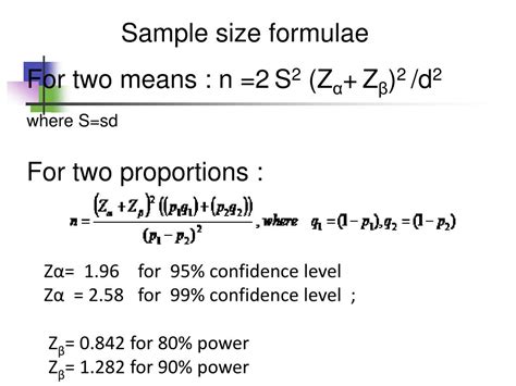 PPT Estimation Of Sample Size PowerPoint Presentation Free Download ID