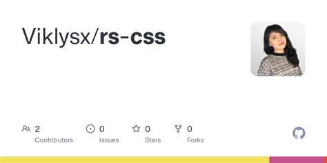GitHub Viklysx Rs Css