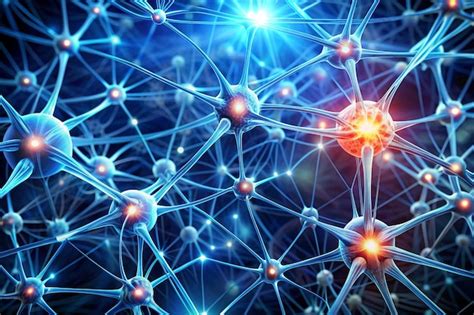 Premium Photo Neuron Network Abstract Representation Of Computer
