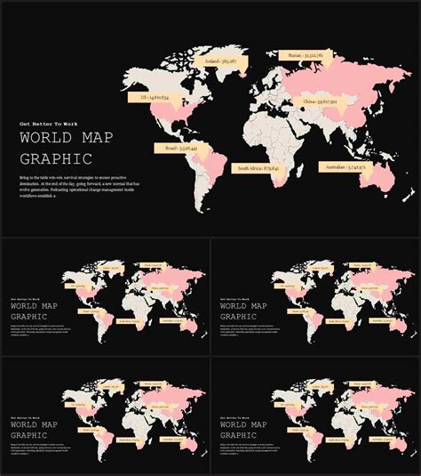 핑크 애니메이션 피피티 템플릿 And 이스라엘 역사 Ppt 배경 세계 지도 Poipl