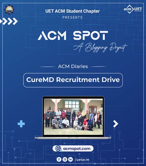 Acm Uet Lahore On Linkedin Uetacm Uetacm Acmdiaries Curemd