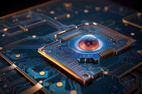 Quantum Computing Wonders A Glimpse Into The Future Stock Illustration