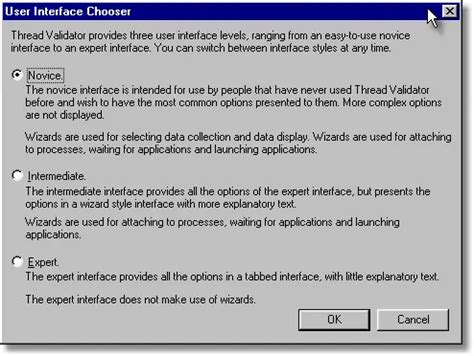 Thread Validator Tutorial User Interface Mode Software Verify