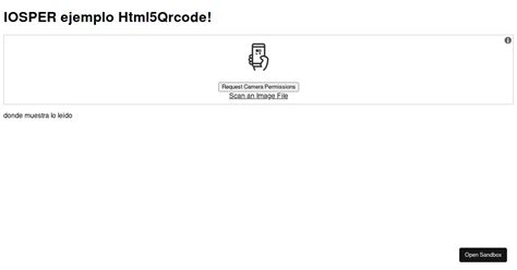 React Qr Barcode Scanner Forked Codesandbox