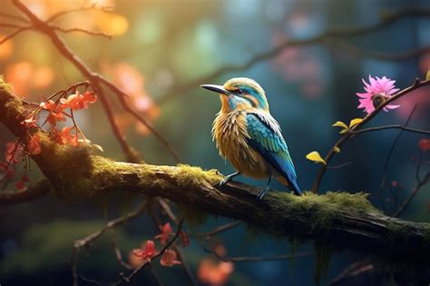 Premium Ai Image Fluff And Flutter The Cutest Bird Companions