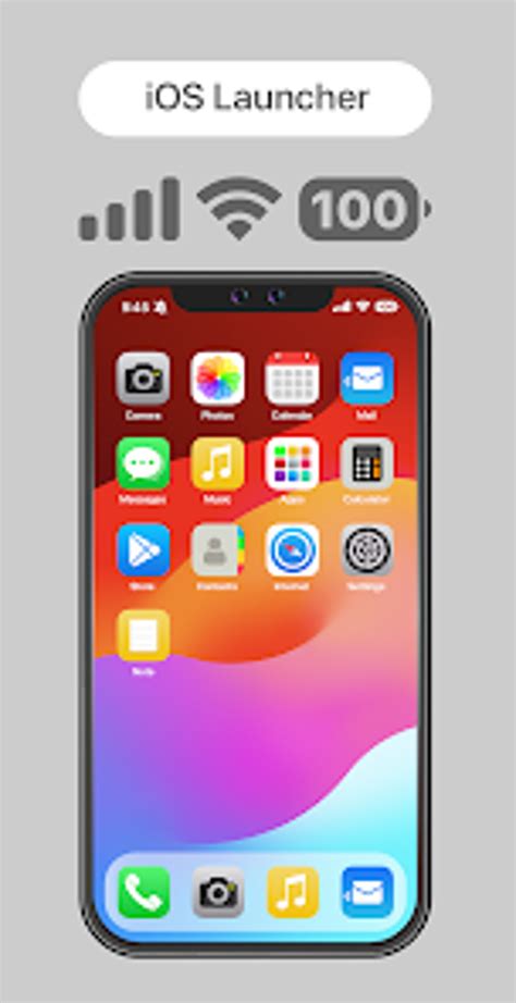Ios Launcher With Status Bar สำหรับ Android ดาวน์โหลด