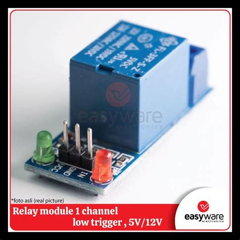 Jual RELAY MODULE 1 CHANNEL RELAY MODULE LOW TRIGGER 5V 12V DC 5V TERLARIS Shopee Indonesia