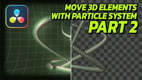 applying shaders and lights particles and 3d objects in davinci resolve