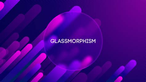 Glassmorphism Abstract Gradient Shapes Blurred Gradient Vector