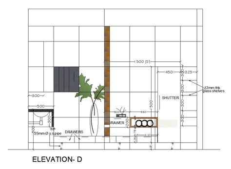 Right Side Section View Of 15x24m Office Building Is Given In This Autocad Drawing File Download