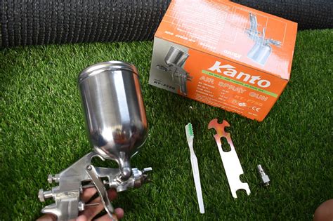 🌷กาพ่นสี Kanto กาหงาย 😊 💰ราคา 450บาทรวมส่ง เก็บเงินปลายทาง 50บาท หัวฉีด 1 5mm ความจุ 400