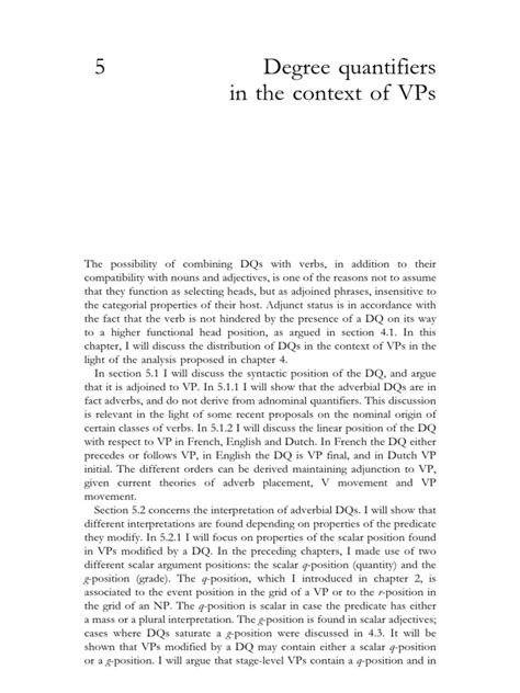 5 Degree Quantifiers In The Context Of Vps Docsharetips