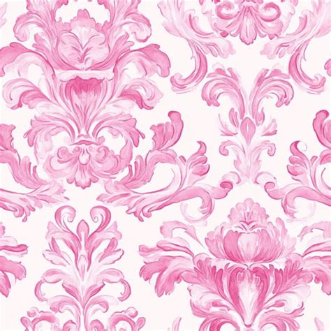 Download Elegant Pink And White Floral Wallpaper Pattern Patterns
