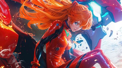 Asuka Langley Soryu From Neon Genesis Evangelion Wallpaper HD Anime Wallpapers 4k Wallpapers