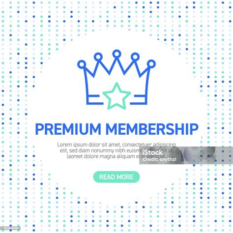 프리미엄 멤버십 라인 아이콘 패턴이 있는 간단한 윤곽선 기호 아이콘 조직된 단체에 대한 스톡 벡터 아트 및 기타 이미지 조직된 단체 아이콘 호화로움 Istock