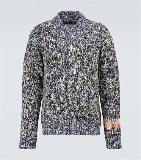 Jil Sander Jacquard Wool Blend Sweater Jil Sander Jil Sander Jacquard Wool Blend Sweater Jil Sander