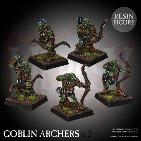 Resin Goblin Archers Figures