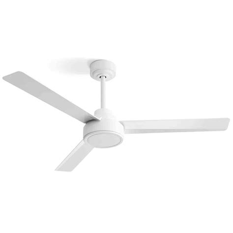 43 Ft Indooroutdoor White Ceiling Fan Without Light With Remote