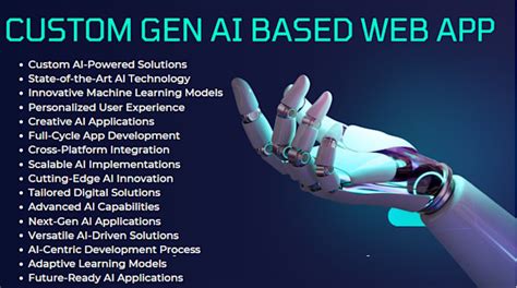 Develop Custom Generative Ai Web Apps Chatbots Ai Saas Solution By